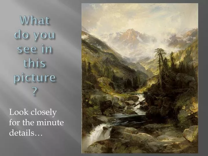 PPT - What do you see in this picture? PowerPoint Presentation, free ...