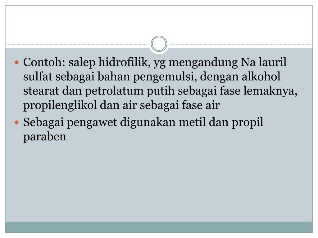 PPT - FORMULASI TEKNOLOGI SEDIAAN CAIR DAN SEMI PADAT ( salep ...