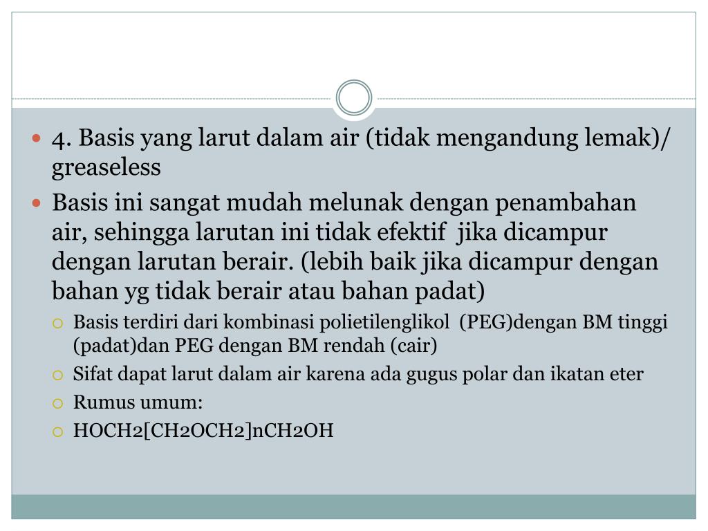 PPT - FORMULASI TEKNOLOGI SEDIAAN CAIR DAN SEMI PADAT ( salep ...