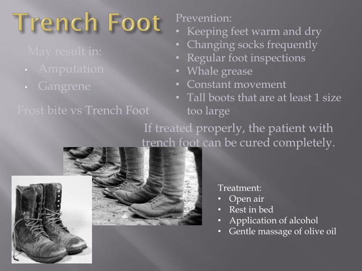 PPT - Trench Foot PowerPoint Presentation - ID:2376878