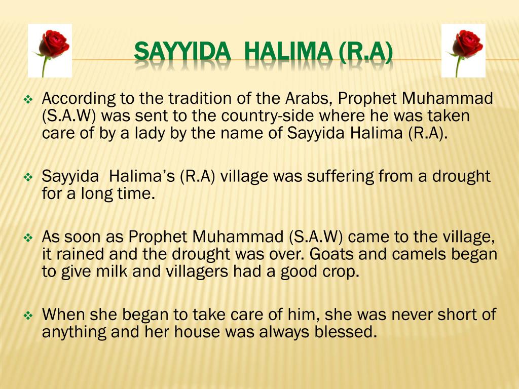 PPT - Biography of our Beloved Holy Prophet sayyidina Muhammad ...