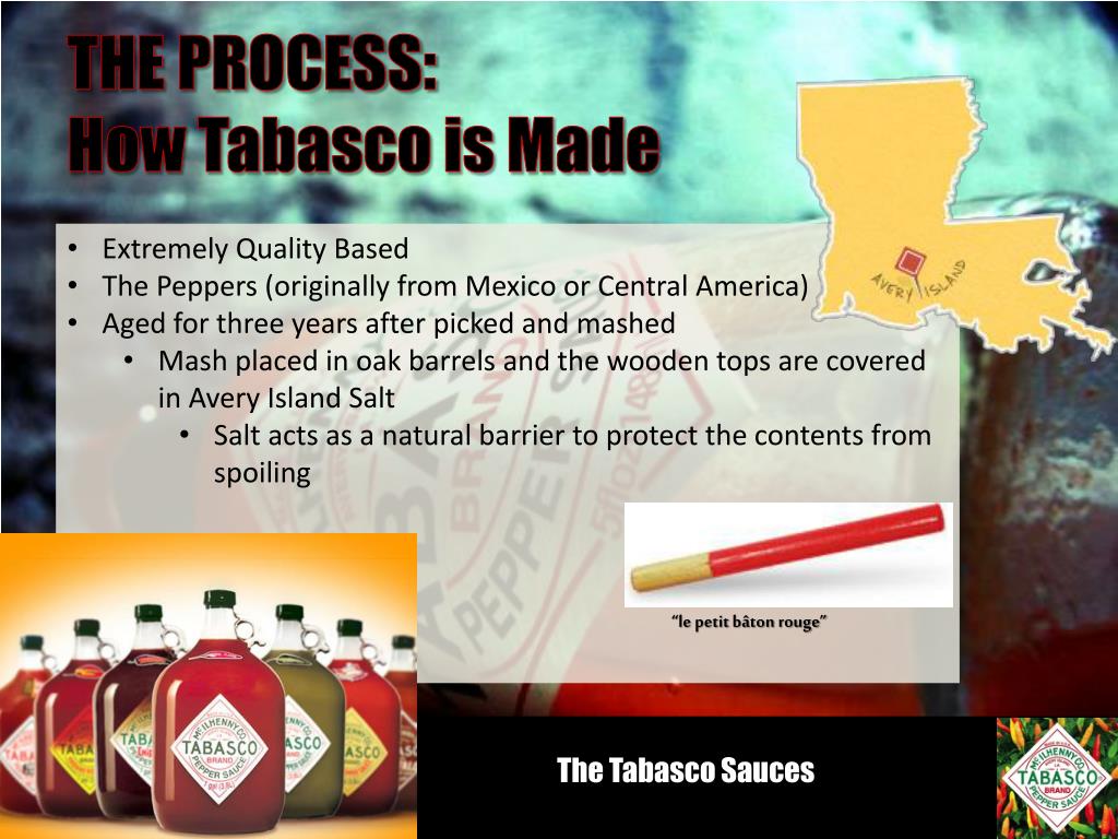 PPT - Tabasco Pepper Sauce: A Flavorful Legacy from Avery Island ...
