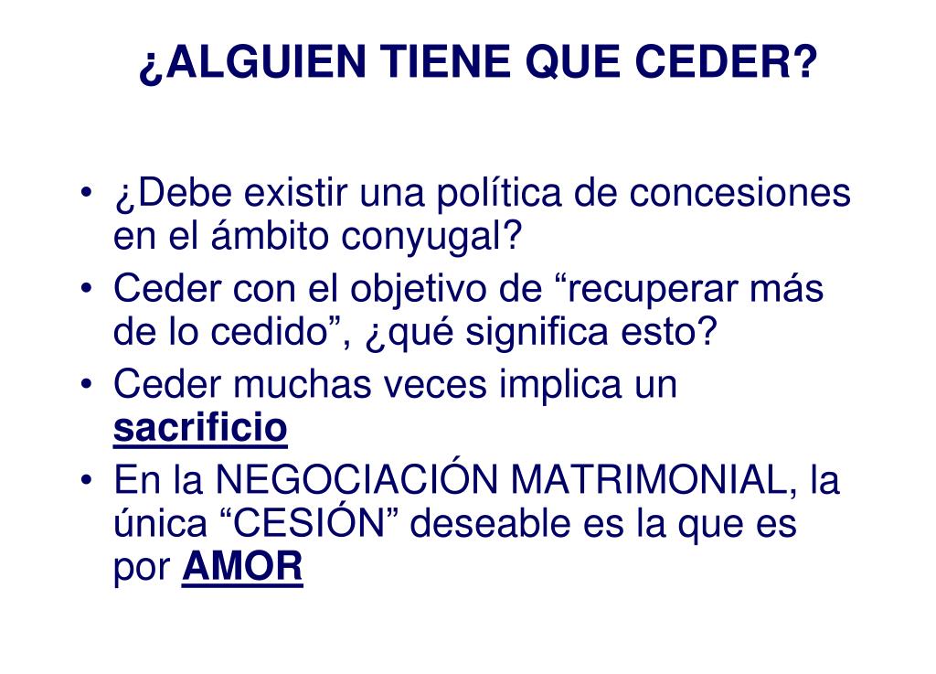 PPT - Una negociación “ win-win ” para mejorar la relación PowerPoint ...