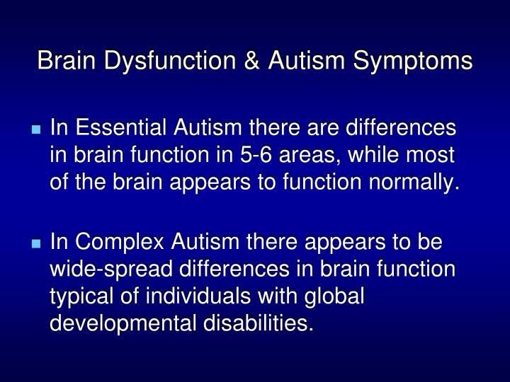 PPT - AUTISM: Early Intervention and Brain Development PowerPoint ...