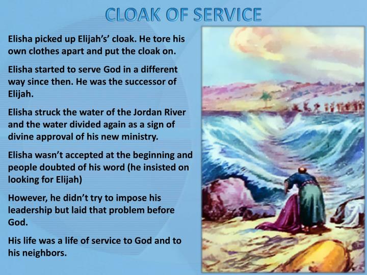 PPT - ELIJAH’S AND ELISHA’S MANTLE PowerPoint Presentation - ID:2379243