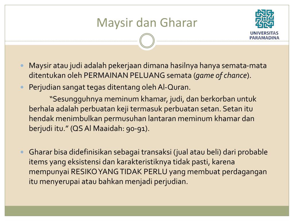 PPT - Konsep , Jenis dan Pengukuran Return & Risk Investasi Syariah ...