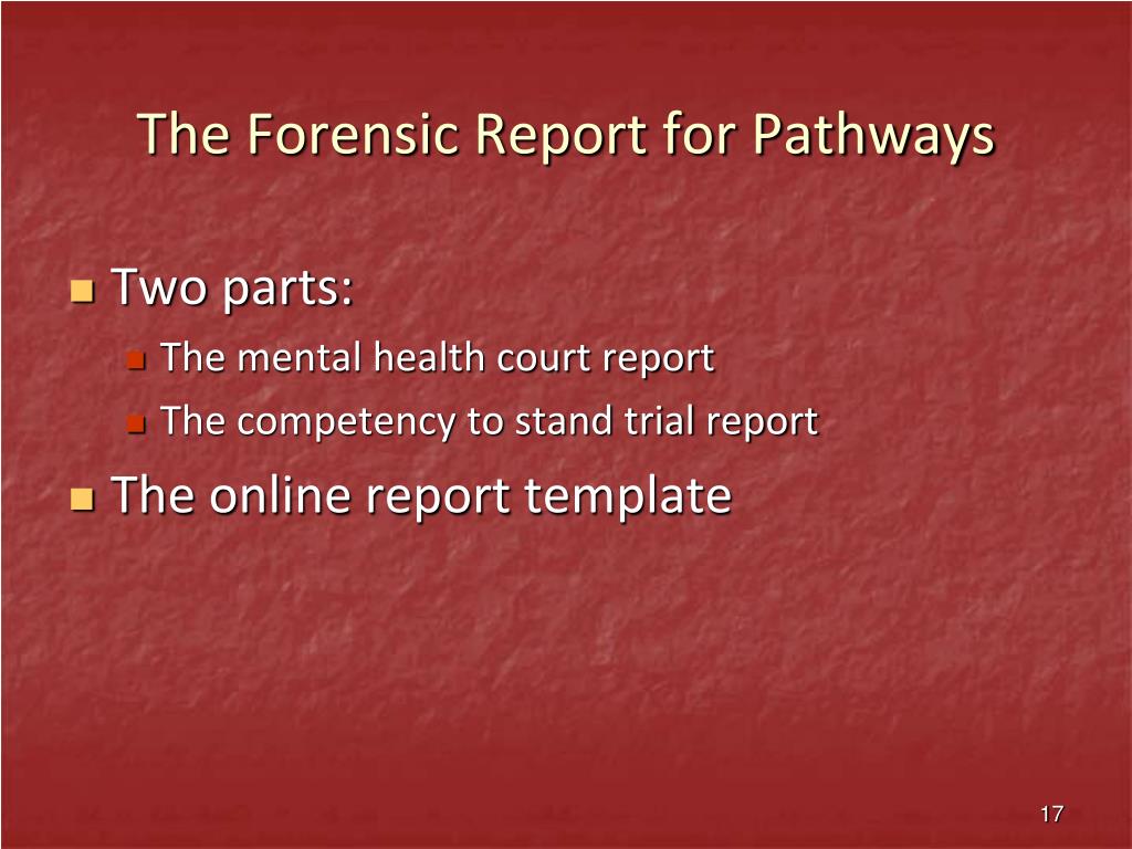 PPT - Criminal Forensic Psychiatry ACGME Requirement Treatment Court ...
