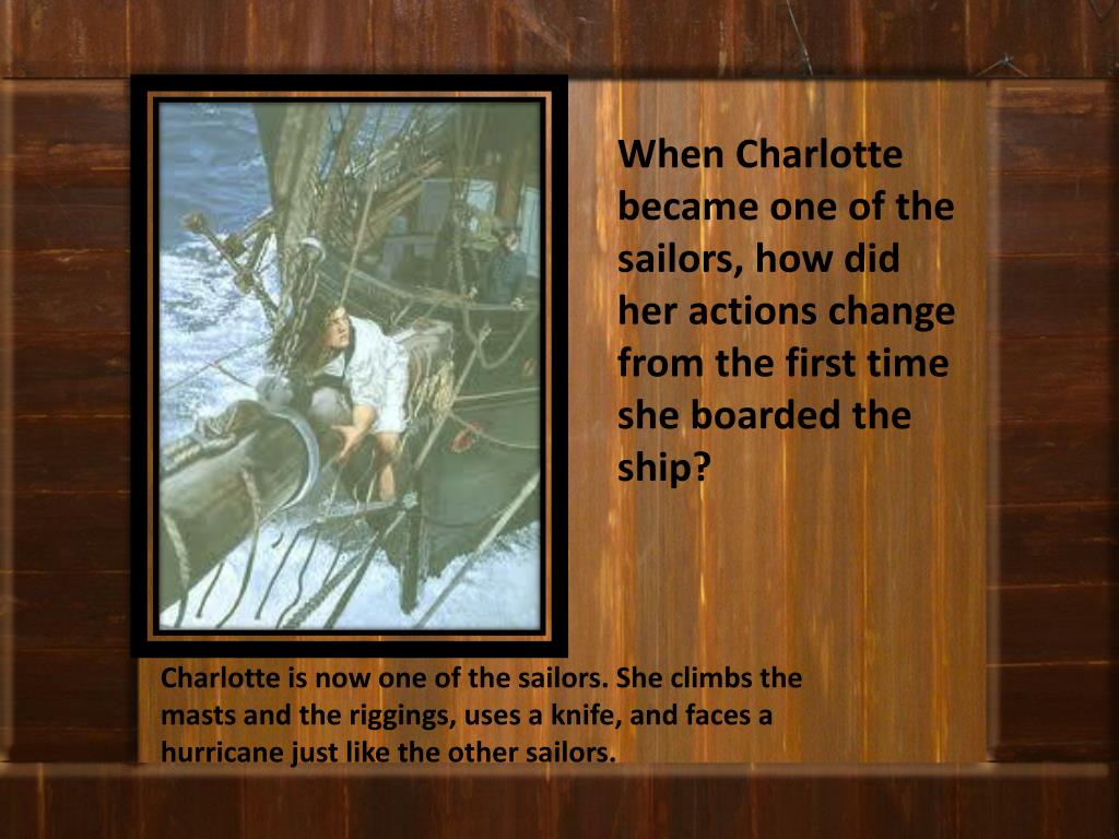 PPT - Charlotte Doyle is a thirteen-year-old upper class girl with ...