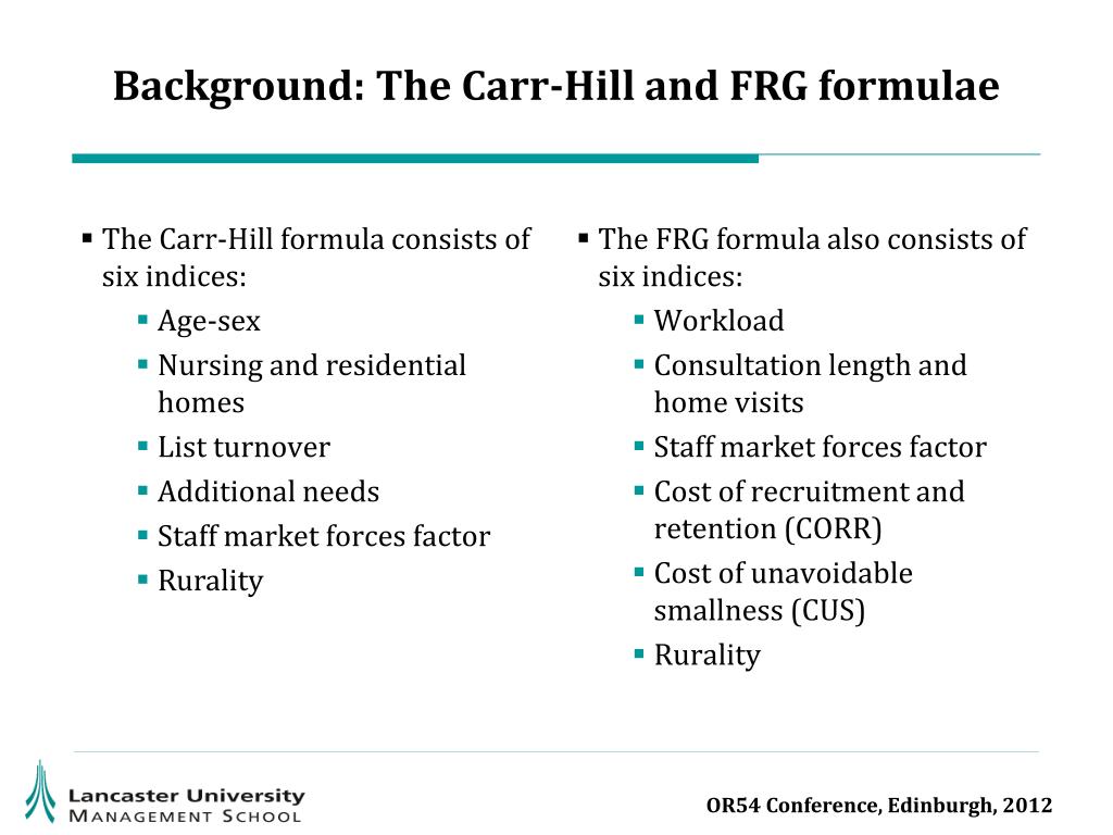 PPT - Transitioning General Practitioner Funding Formula: Analysis and ...