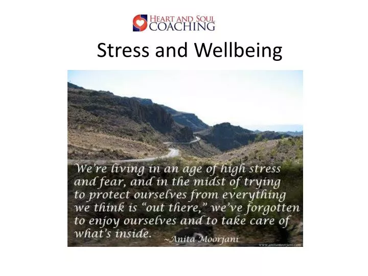 PPT - Stress and Wellbeing PowerPoint Presentation, free download - ID ...