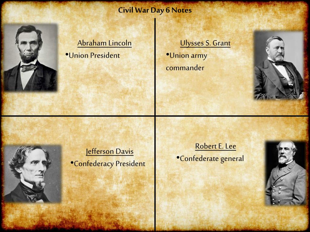 PPT - Civil War Day 1 Notes Reason for the Civil War: 1. Slavery ...