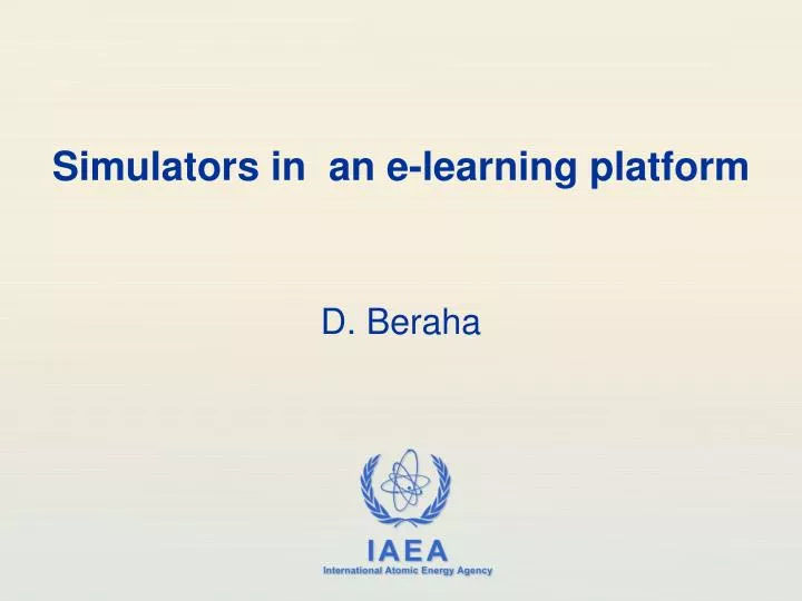 PPT - Simulators in an e-learning platform PowerPoint Presentation ...