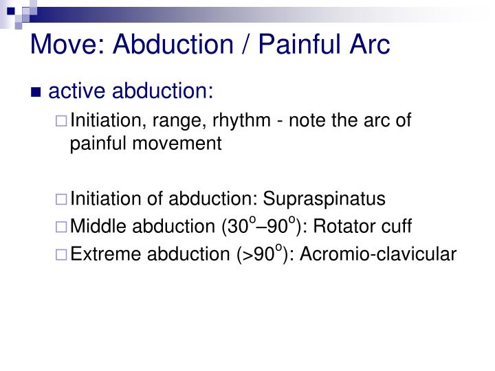 PPT - Shoulder Examination PowerPoint Presentation - ID:2380978