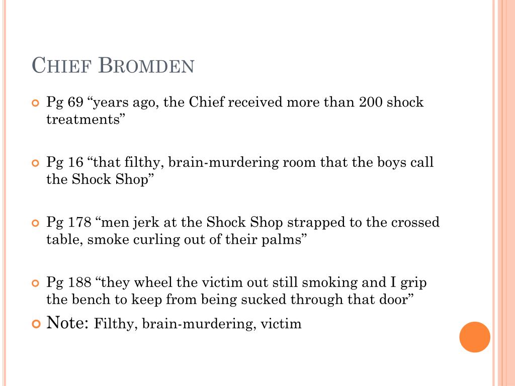 PPT - Electroshock Therapy In Ken Kesey’s “One Flew Over the Cuckoo’s ...