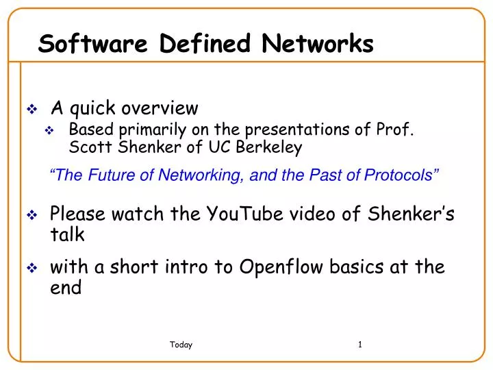 PPT - Software Defined Networks PowerPoint Presentation, free download - ID:2382611