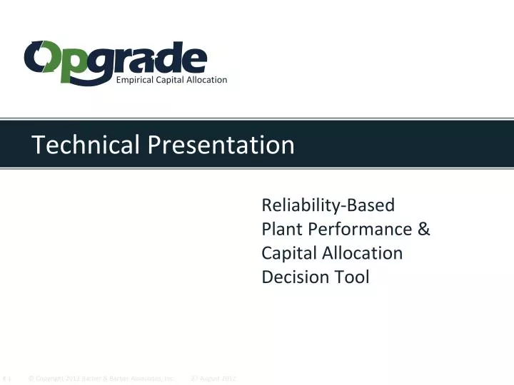 PPT - Technical Presentation PowerPoint Presentation, free download ...