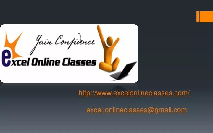 PPT - excelonlineclasses/ excel.onlineclasses@gmail PowerPoint ...