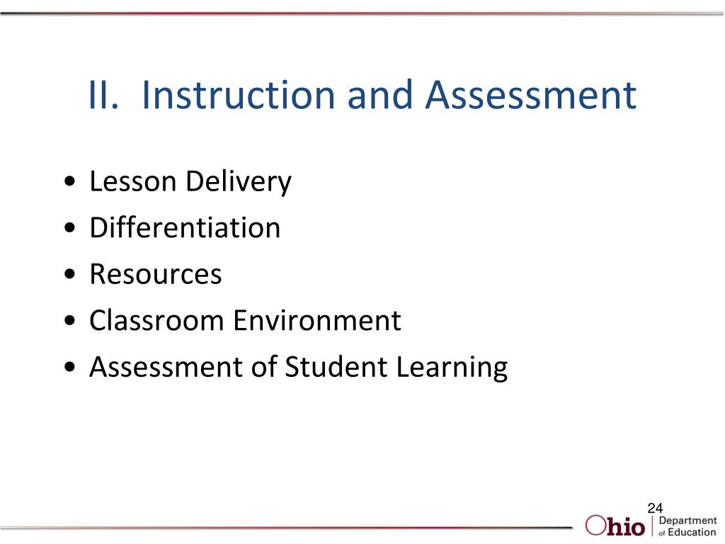 PPT - Ohio Teacher Evaluation System: Assessment of Teacher Performance ...