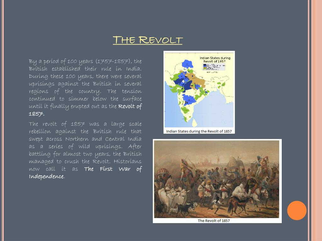 PPT - Sepoy Mutiny – the revolt of 1857 Prelude of Indian Struggle For ...