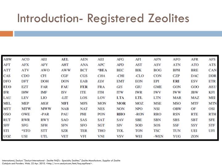 PPT - Zeolites in the petrochemical industry PowerPoint Presentation ...