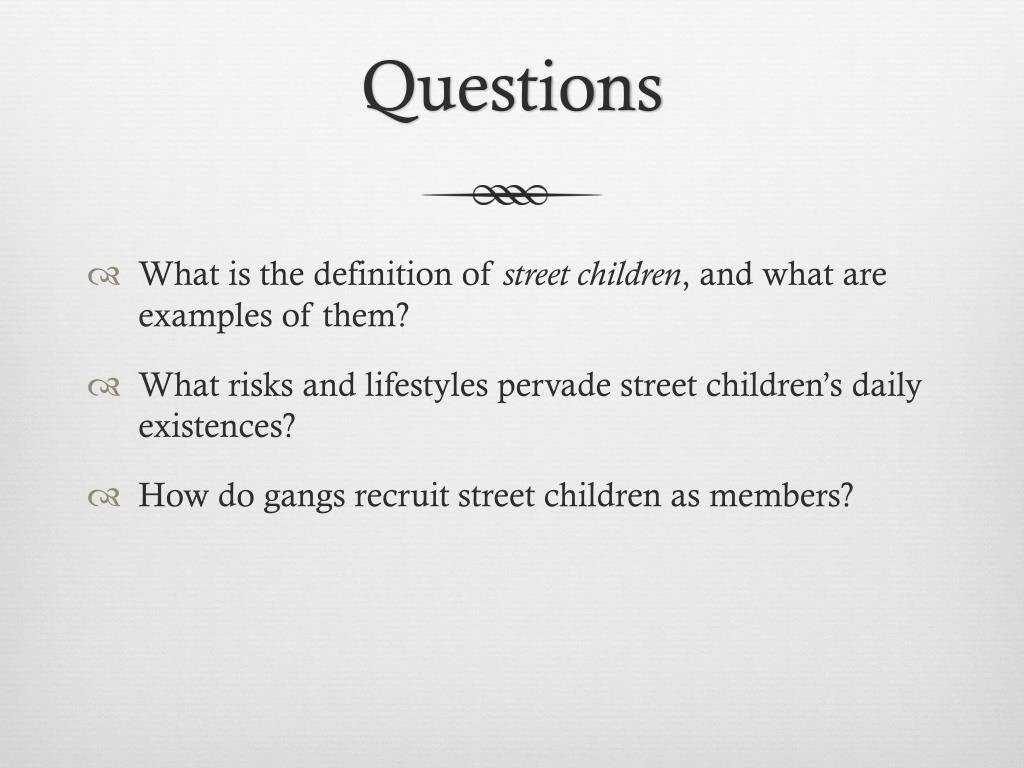 PPT - Angels Without Wings: Latin-American Street Children PowerPoint ...