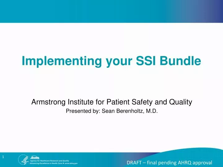 PPT - Implementing your SSI Bundle PowerPoint Presentation, free ...