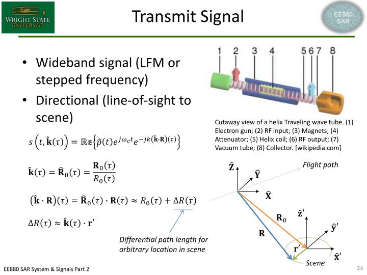 PPT - SAR System and Signals Part 2 EE880 Synthetic Aperture Radar ...