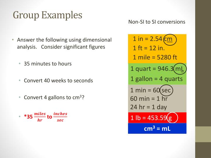 PPT - Lecture 2 Significant Figures and Dimensional Analysis Ch 1.7-1.9 ...
