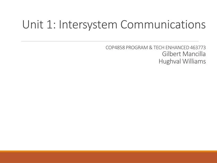 PPT - DCOM enables component applications to operate across the ...