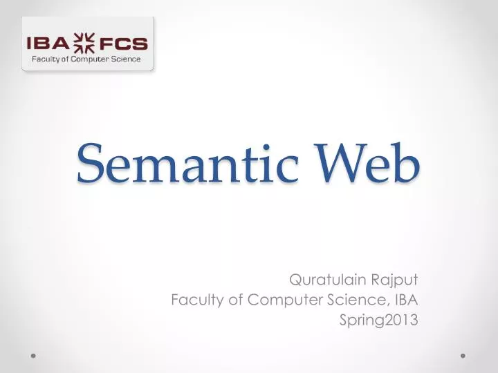 PPT - Semantic Web PowerPoint Presentation, free download - ID:2386140