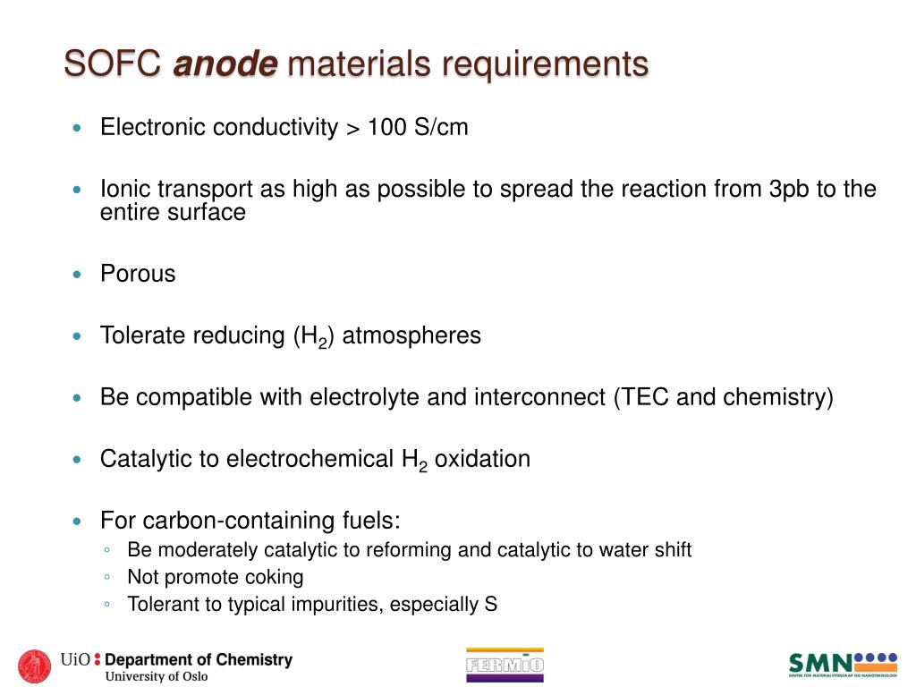 PPT - MENA 3200 Energy Materials Materials for Electrochemical Energy ...