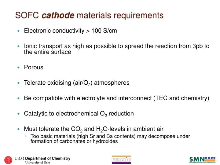 PPT - MENA 3200 Energy Materials Materials for Electrochemical Energy ...