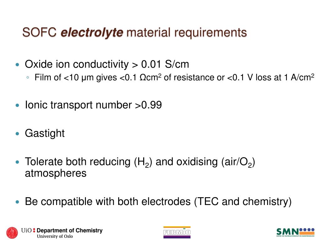 PPT - MENA 3200 Energy Materials Materials for Electrochemical Energy ...