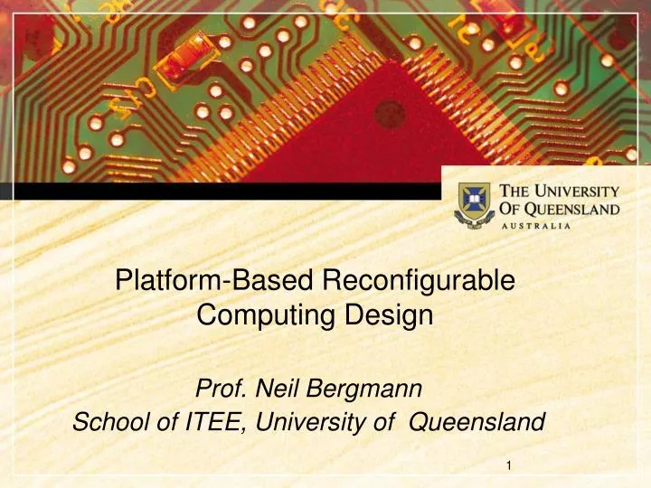 PPT - Platform-Based Reconfigurable Computing Design PowerPoint ... PPT - Platform-Based Reconfigurable Computing Design PowerPoint ...