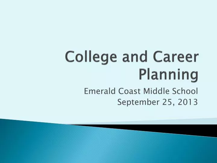 PPT - College and Career Planning PowerPoint Presentation, free ...