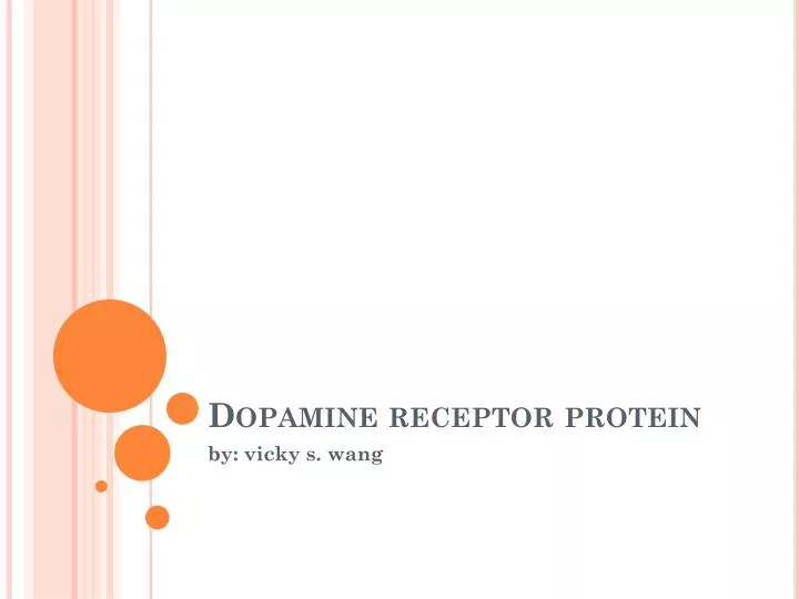 PPT - Dopamine receptor protein PowerPoint Presentation, free download ...