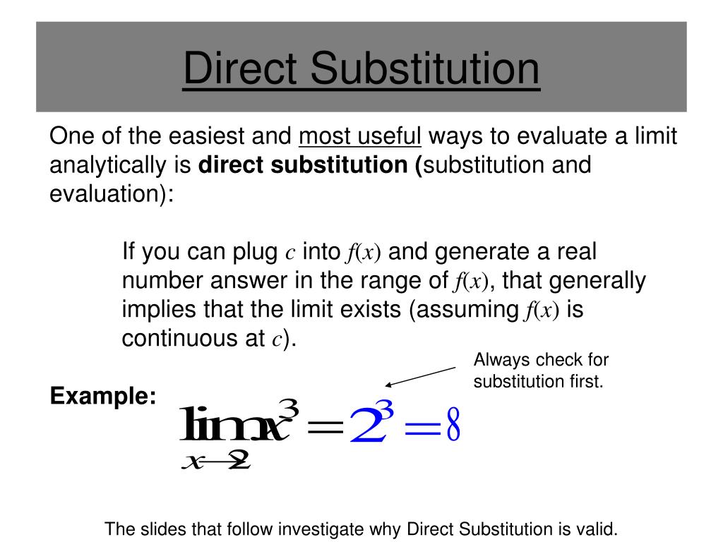 Ppt Section 1 3 Evaluating Limits Analytically Powerpoint
