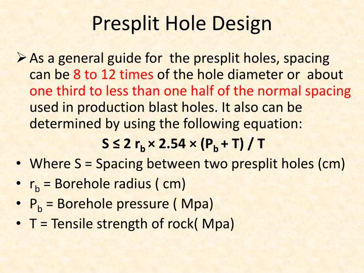 PPT - Final Wall Stability in Metal Open Pit Mines Using Presplit ...