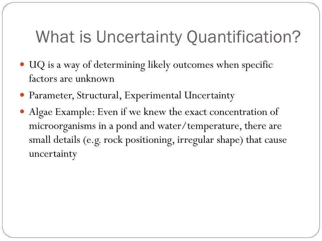 PPT - An Introduction To Uncertainty Quantification PowerPoint ... PPT - An Introduction To Uncertainty Quantification PowerPoint ...