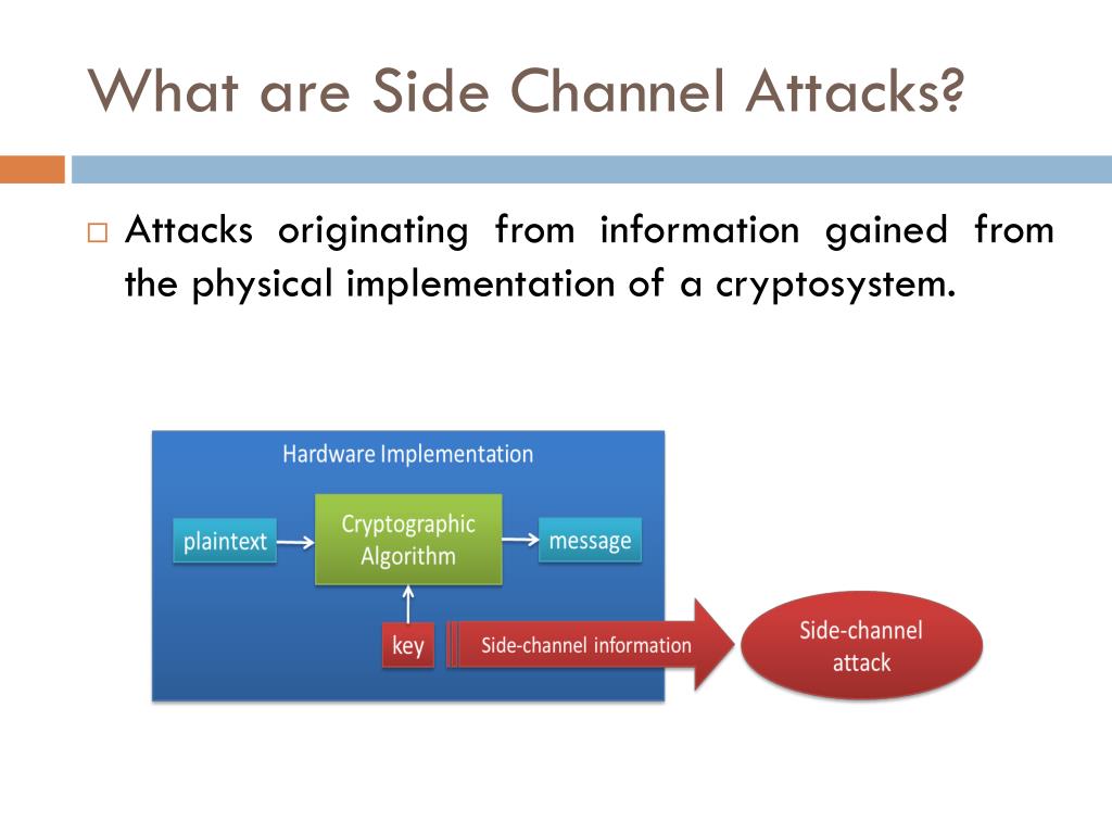 PPT - Side Channel Attacks PowerPoint Presentation, free download - ID ... PPT - Side Channel Attacks PowerPoint Presentation, free download - ID ...