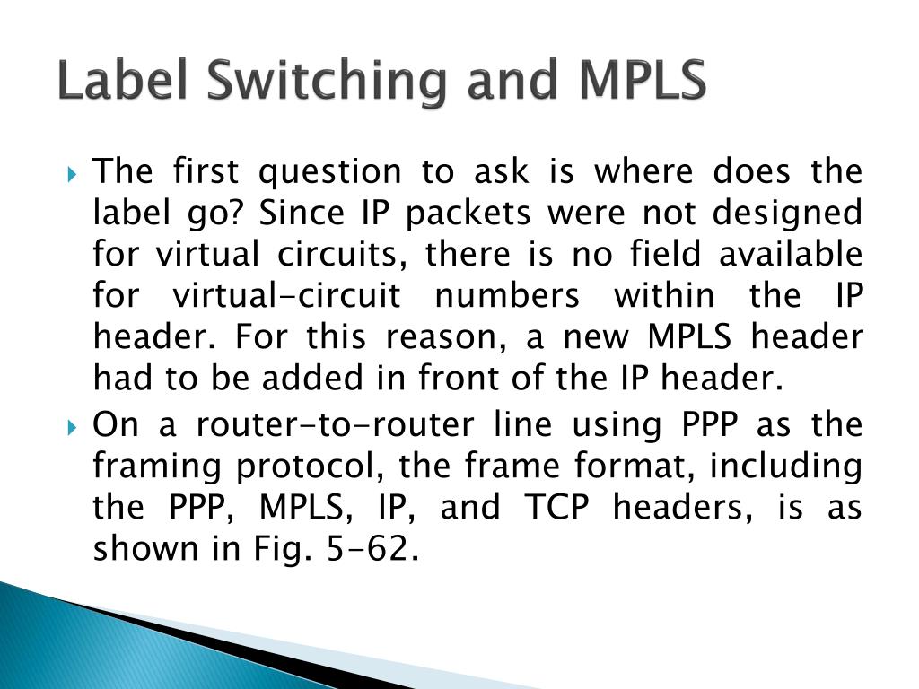 Ppt Computer Networks Cse 4711 Lecture Segment 7 Rest Network Layer On The Internet