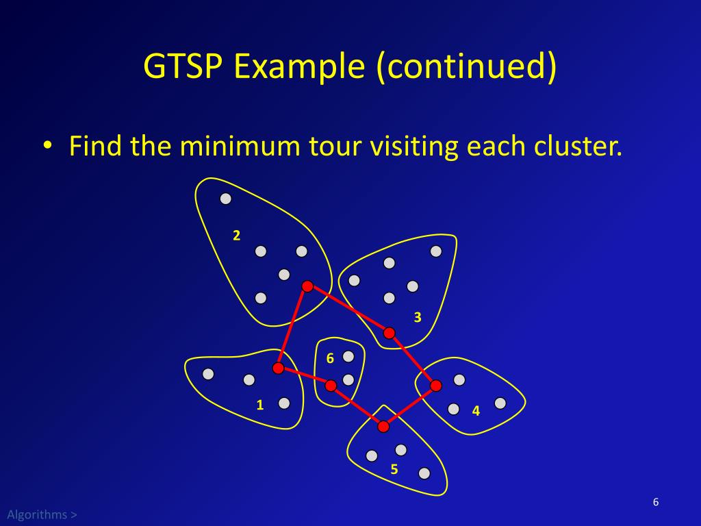 PPT - A Parallel Architecture for the Generalized Traveling Salesman ... PPT - A Parallel Architecture for the Generalized Traveling Salesman ...