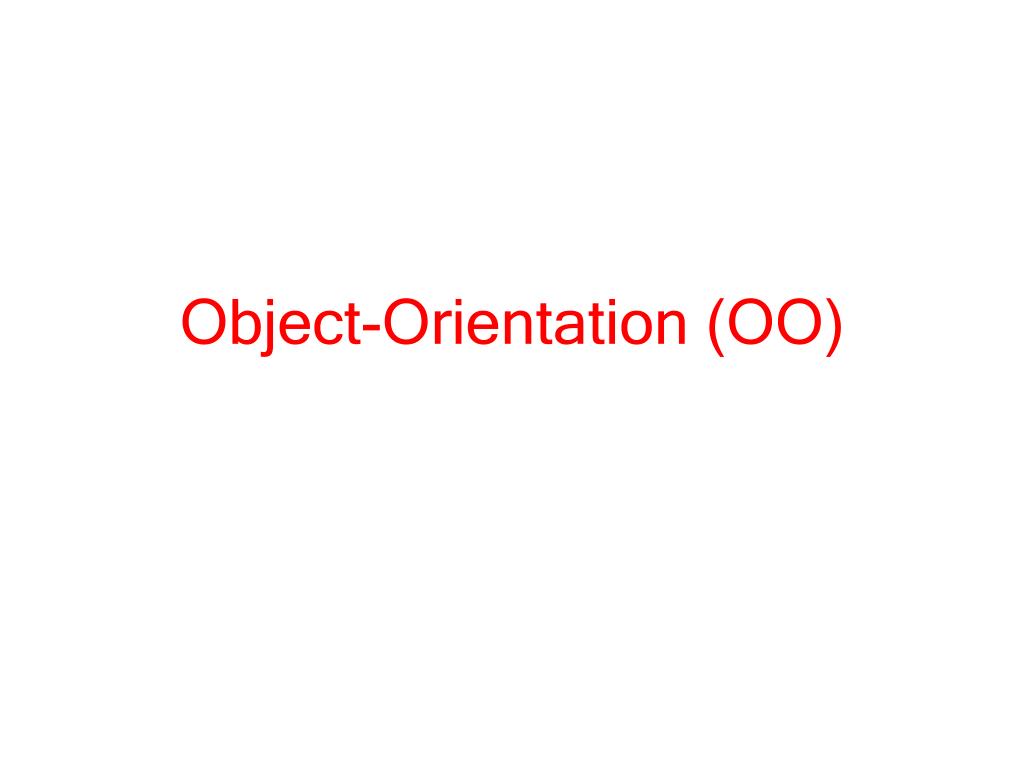 Ppt Object Oriented Paradigm Oop Course Code Se 101 Lecture No 1 Powerpoint Presentation 3031