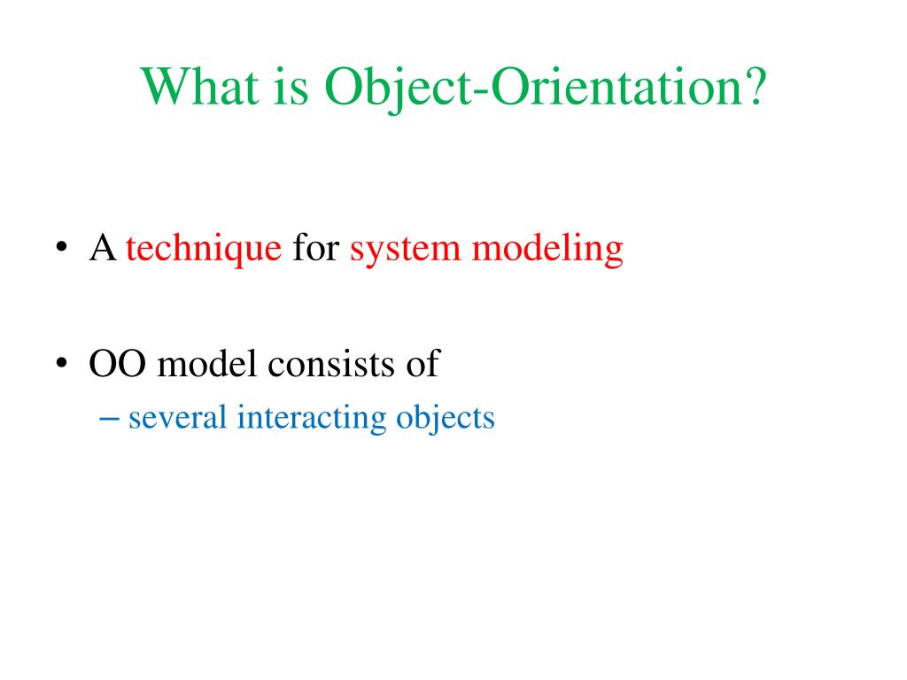 Ppt Object Oriented Paradigm Oop Course Code Se 101 Lecture No 1 Powerpoint Presentation