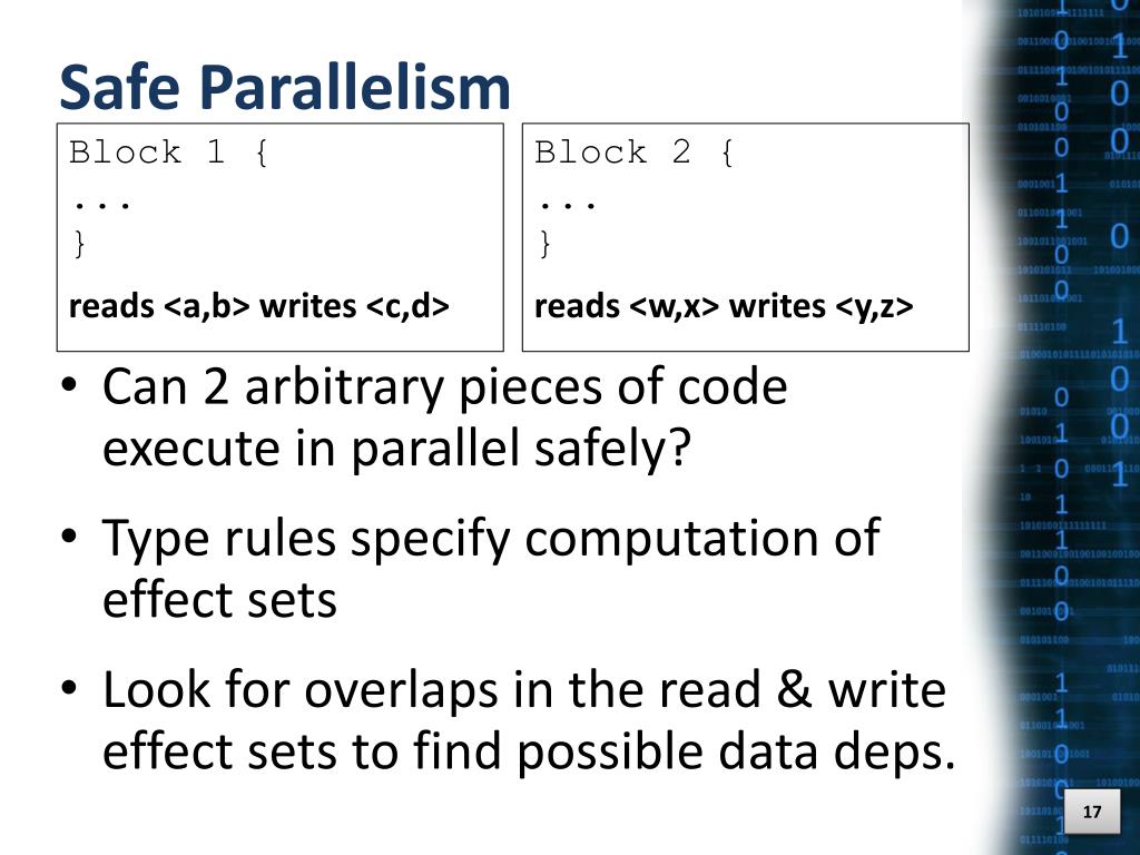 Ppt A Framework For Reasoning About Inherent Parallelism In Modern Object Oriented Languages 2824