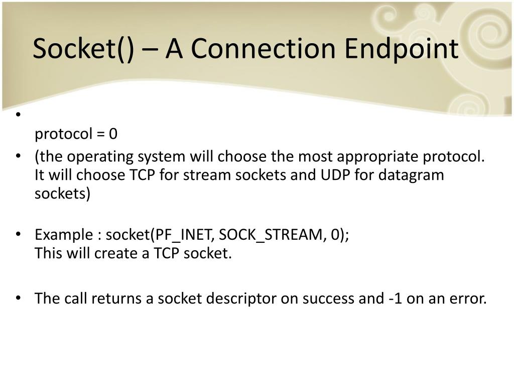 Ppt Introduction To Programming In C With Sockets Powerpoint Presentation Id2389053