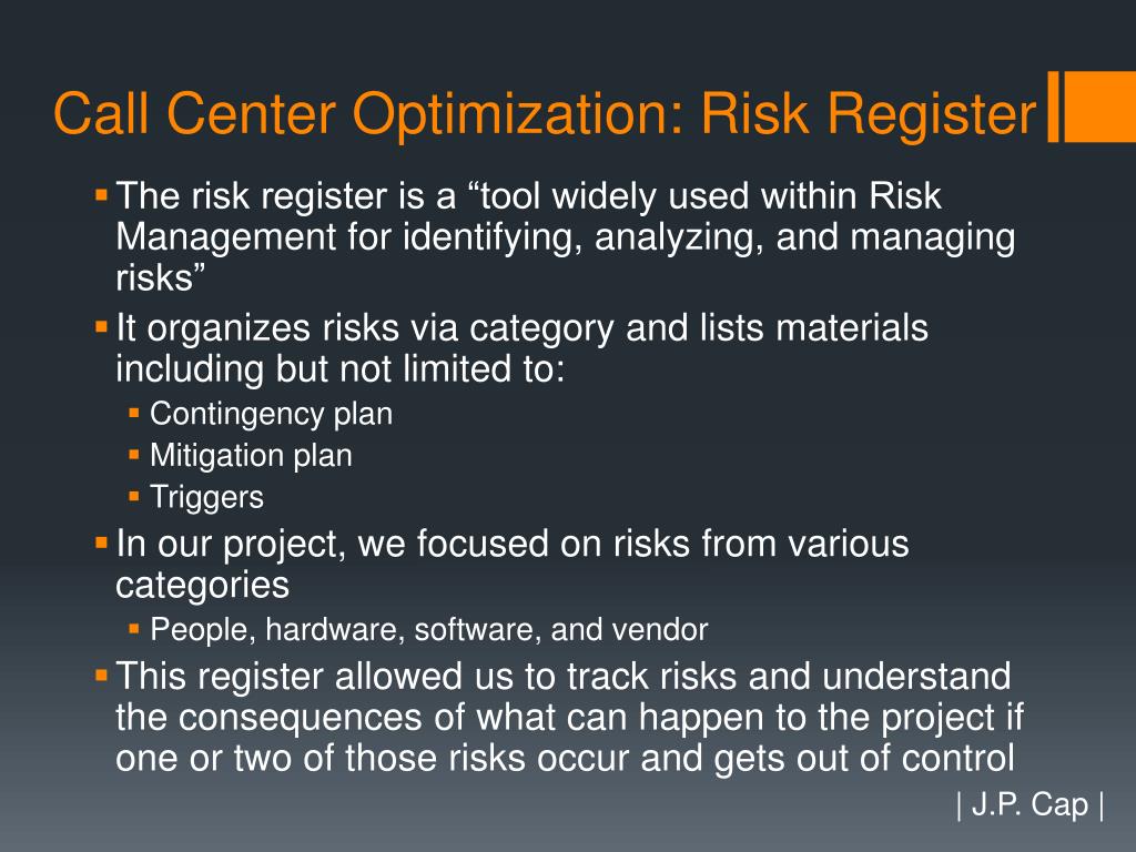 PPT - Call Center Optimization Project PowerPoint Presentation, free ...