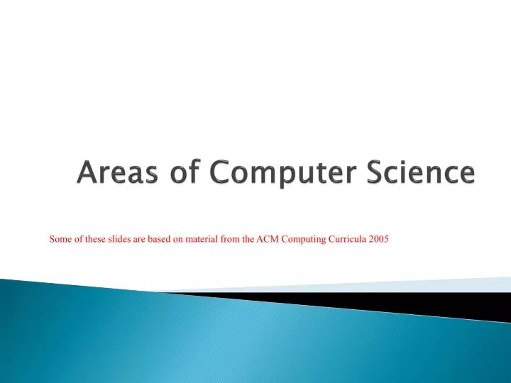 Ppt Areas Of Computer Science Powerpoint Presentation Free Download Id 2389413