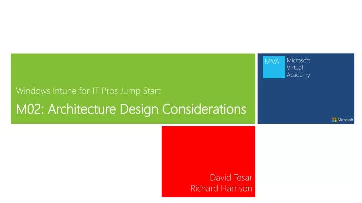 PPT - David Tesar Richard Harrison PowerPoint Presentation, free ...