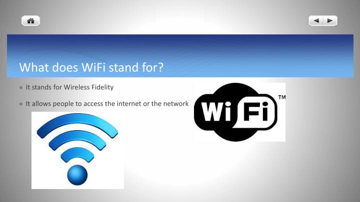 PPT - Network and WiFi PowerPoint Presentation - ID:2389920